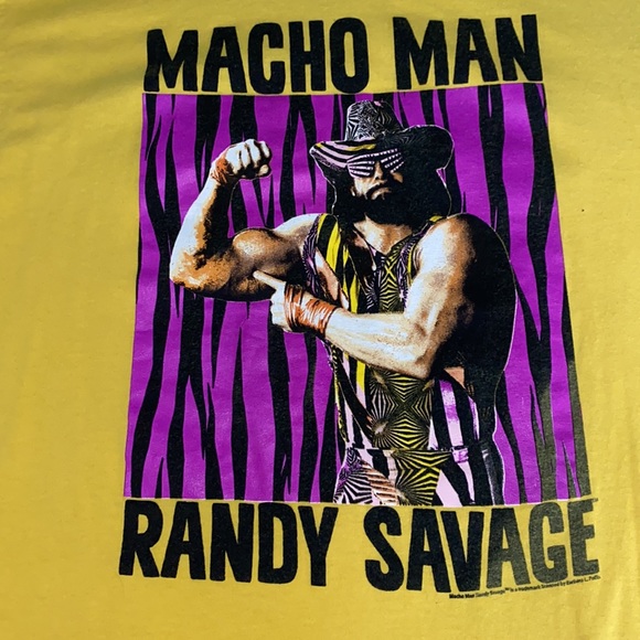 Randy Savage | Shirts | Rare Super 8s Tee Macho Man Randy Savage ...